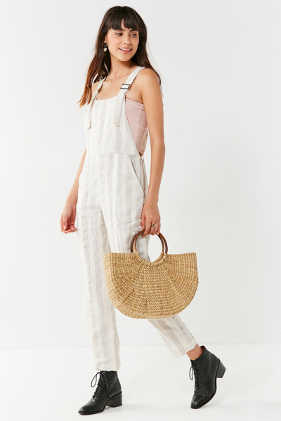 Nice Martin Raven Striped Overall Jumpsuit | Urban Outfitters