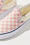 Vans Pink Checkerboard Slip-On Sneaker | Urban Outfitters