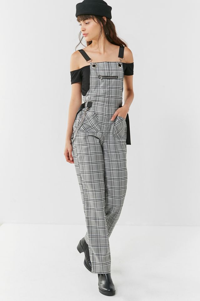 I.AM.GIA Cobain Plaid Chain Overall | Urban Outfitters
