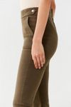 BDG Gelato Cropped Kick Flare Jean – Olive | Urban Outfitters