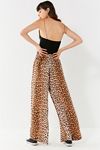 UO Shea Leopard Print Wide Leg Pant | Urban Outfitters