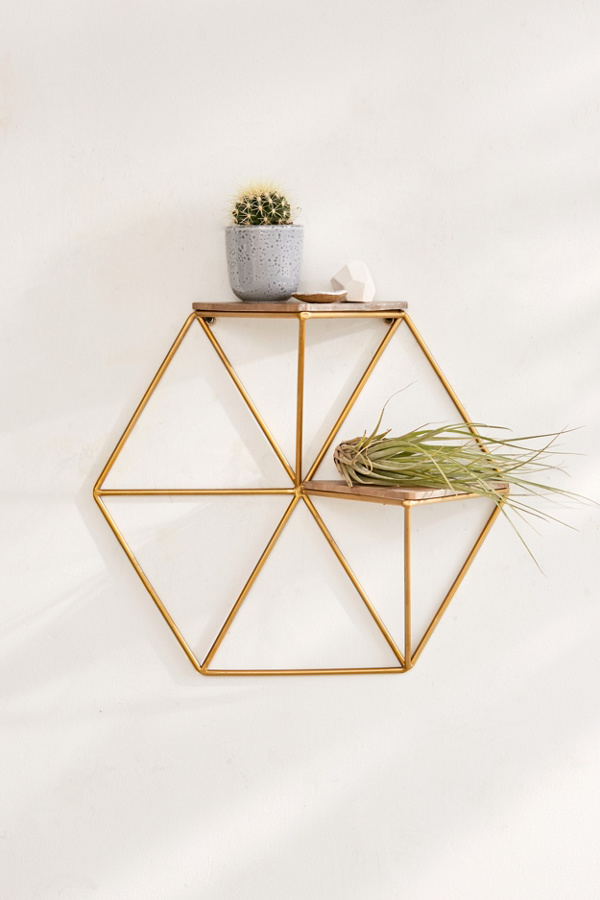 Blake Geo Wall Shelf | Urban Outfitters