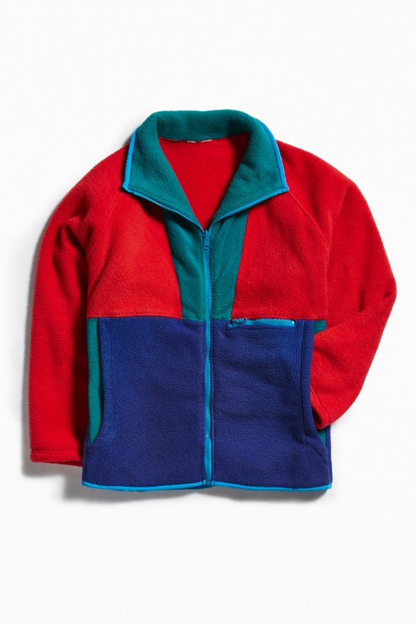 Vintage Sierra Designs Colorblocked Polar Fleece Jacket | Urban Outfitters