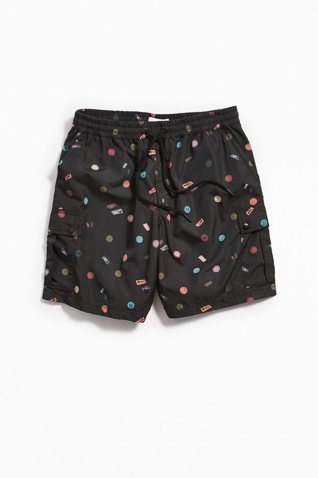 UO Ripstop Printed Nylon Cargo Short | Urban Outfitters