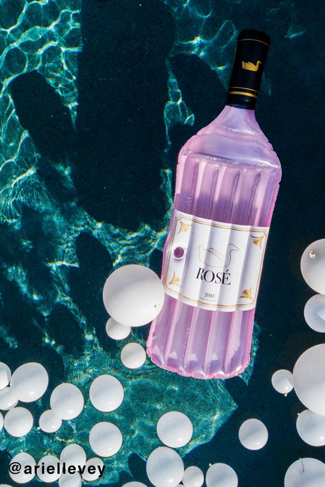 Rosé Bottle Pool Float | Urban Outfitters