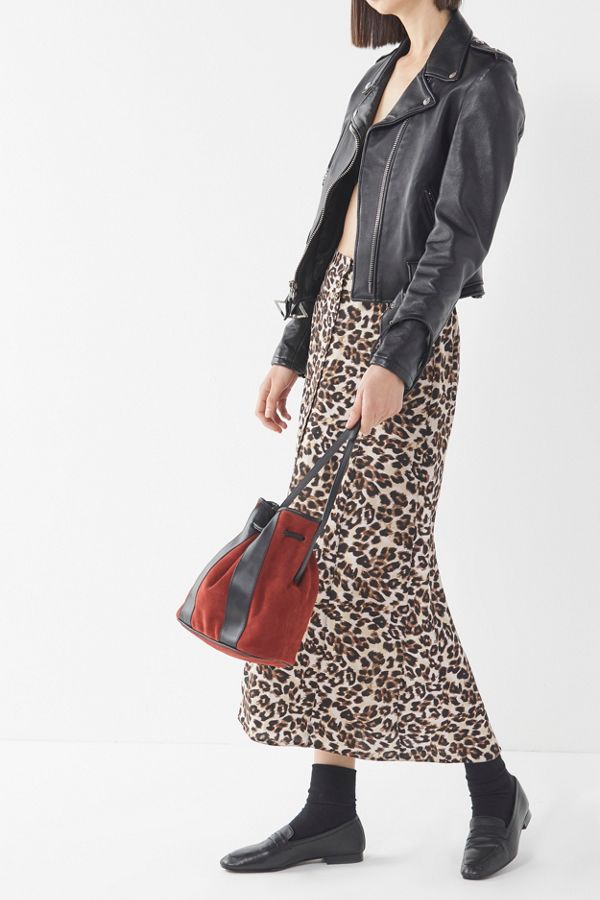 Suede + Leather Bucket Bag | Urban Outfitters