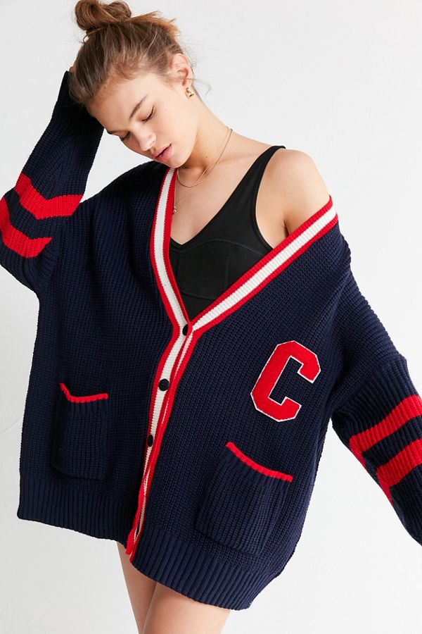 UO Oversized Varsity Cardigan | Urban Outfitters