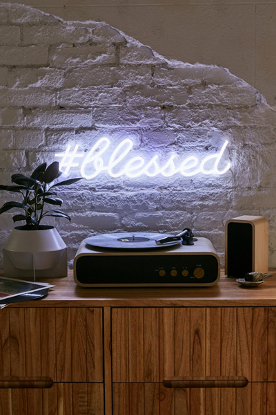 The Oliver Gal Artist Co. #Blessed LED Neon Sign | Urban Outfitters