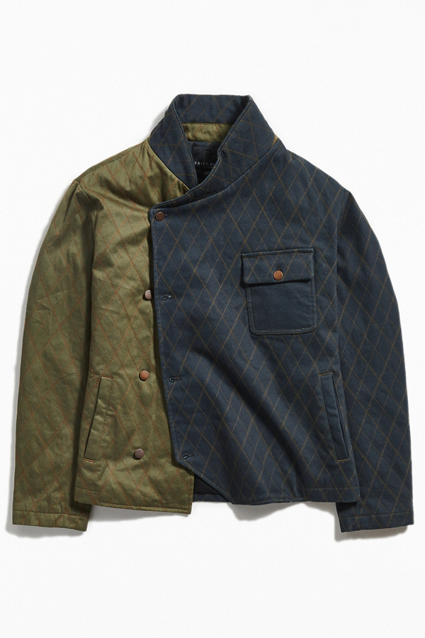 Fried Rice Quilted Side Button Jacket | Urban Outfitters