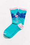 Flamingo Scene Sock | Urban Outfitters