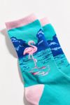 Flamingo Scene Sock | Urban Outfitters