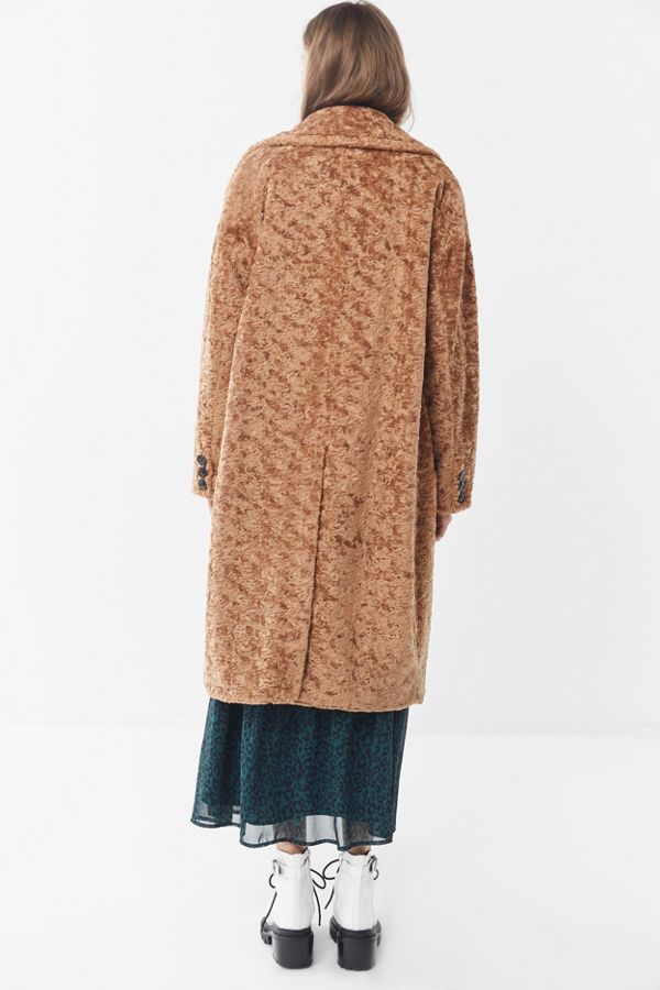 Avec Les Filles Faux Fur Cocoon Coat | Urban Outfitters