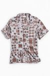 Raga Man Multi Print Short Sleeve Button-Down Shirt | Urban Outfitters