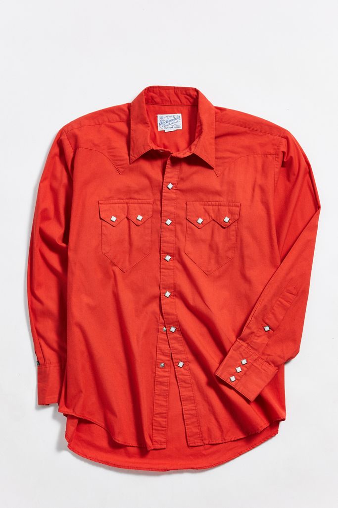 Vintage Rockmount Red Western Shirt | Urban Outfitters