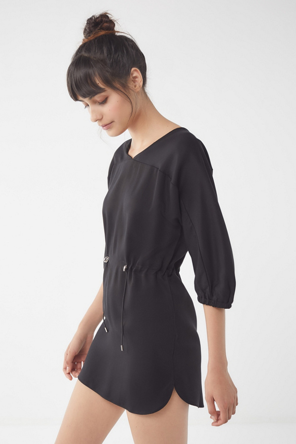 UO Adjustable-Waist Mini Dress | Urban Outfitters