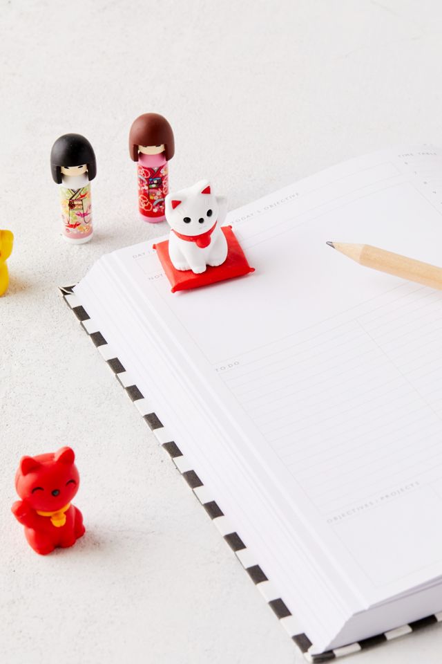 Lucky Cat Eraser Set | Urban Outfitters