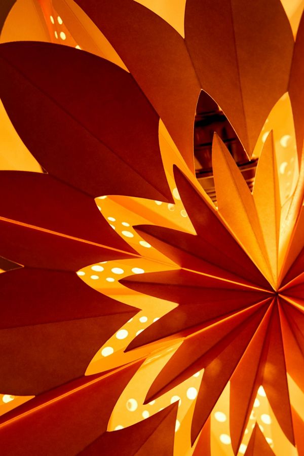 Circle Cutout Star Paper Lantern | Urban Outfitters