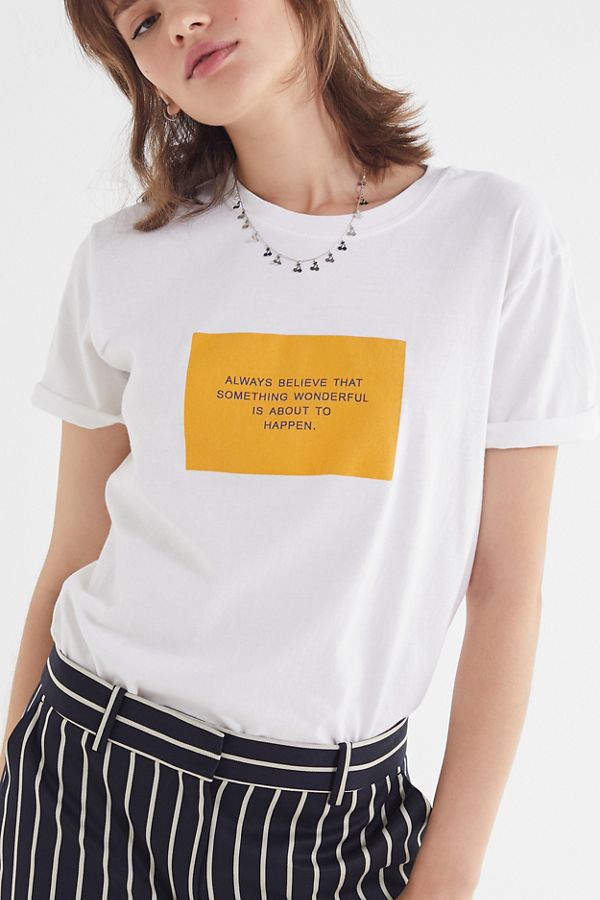 Something Wonderful Quote Tee | Urban Outfitters