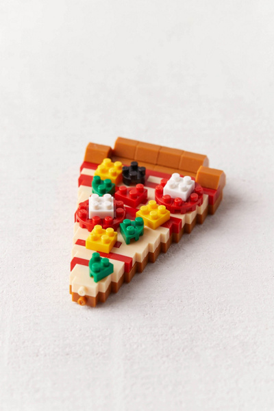 Nano Block Pizza Building Block | Urban Outfitters