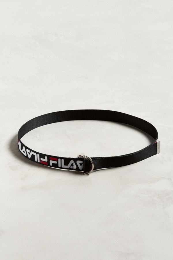 FILA Repeat Logo D-Ring Web Belt | Urban Outfitters