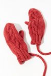 Cable String Knit Mitten | Urban Outfitters