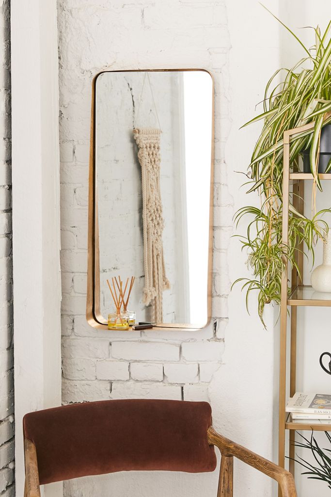 Sena Rounded Edge Mirror | Urban Outfitters