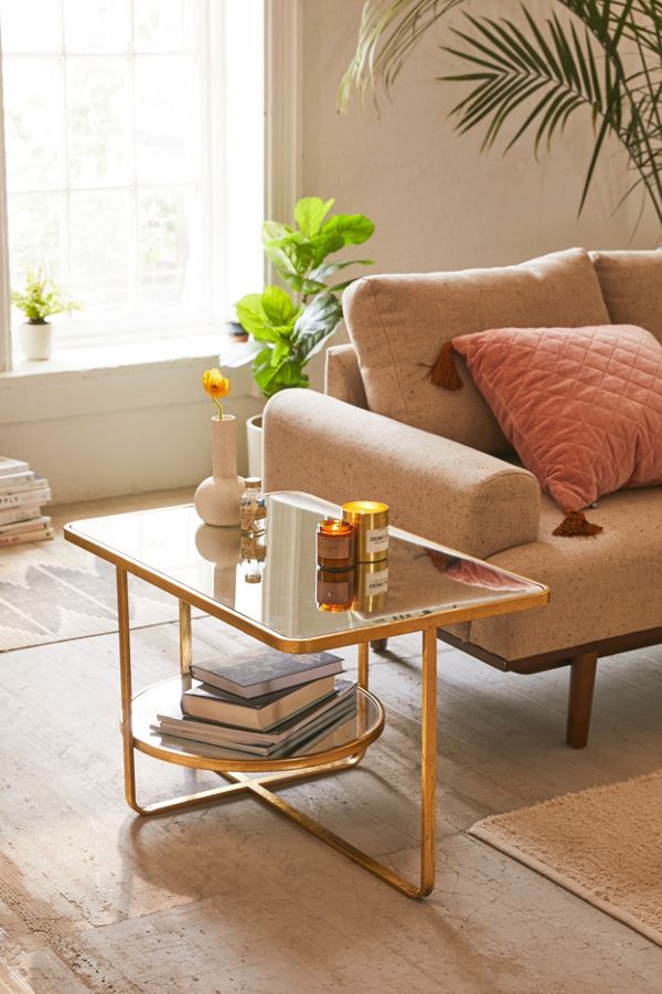Geneva Mirrored Coffee Table | Urban Outfitters