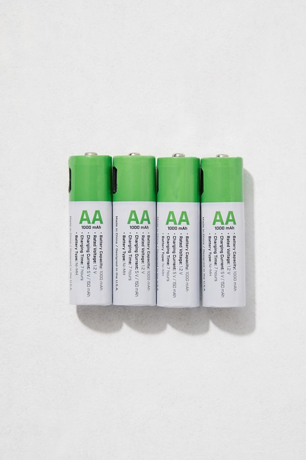 100 Percent USB-Rechargeable AA Battery - Set Of 4 | Urban Outfitters