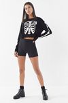 Truly Madly Deeply Skeleton Cropped Top | Urban Outfitters