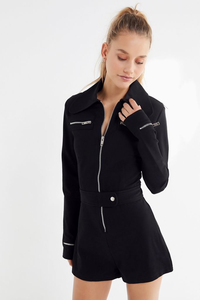 I.AM.GIA Roxy Zip-Front Romper | Urban Outfitters