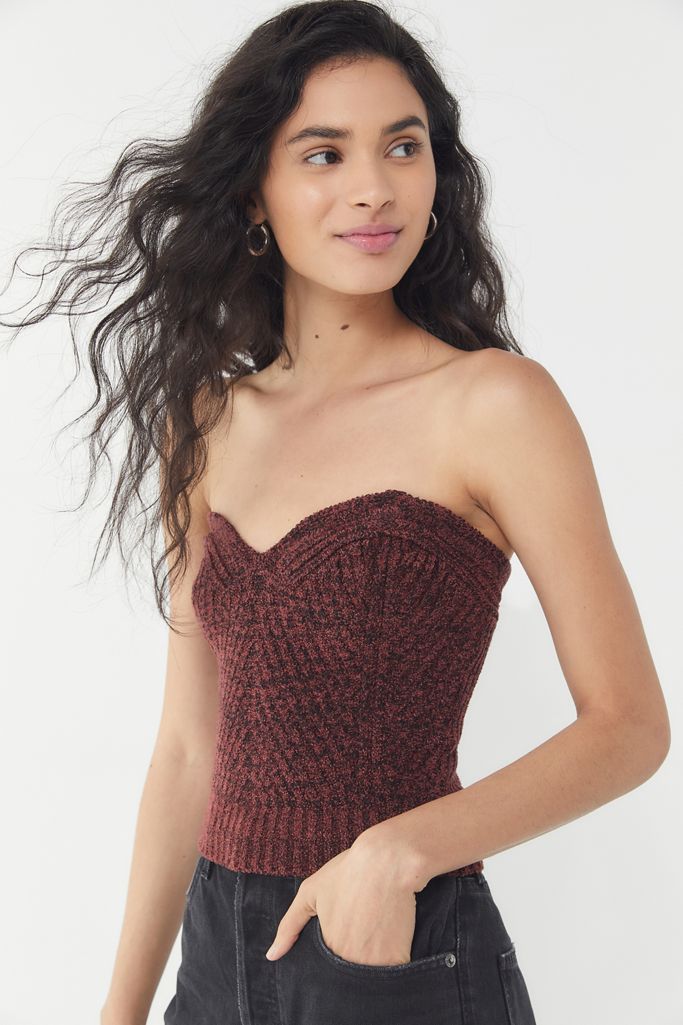UO Milan Ribbed Sweater Tube Top | Urban Outfitters Canada