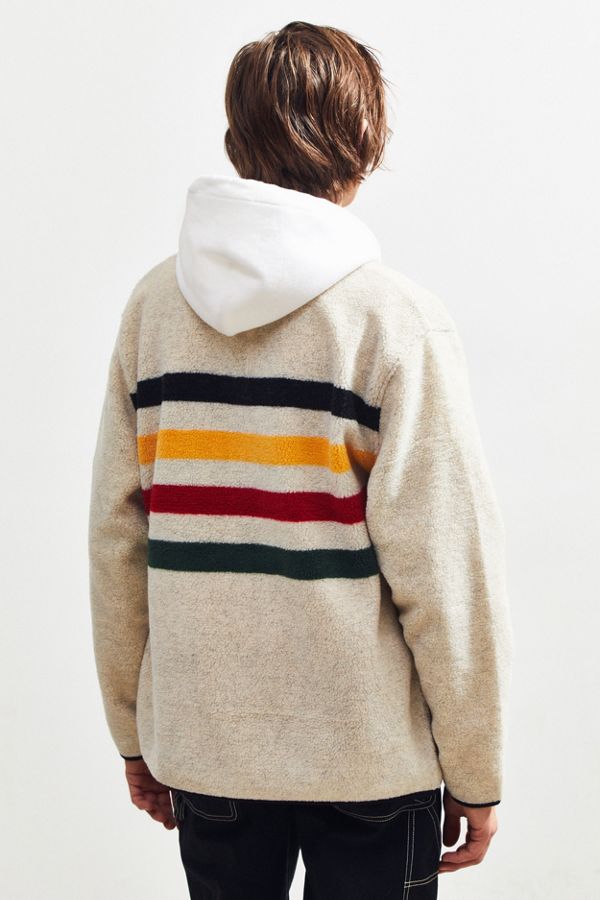 Pendleton Glacier Stripe Sherpa Jacket | Urban Outfitters
