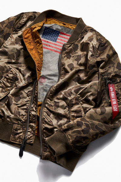Alpha Industries L2-B Blood Chit Battlewash Vintage-Inspired Bomber ...