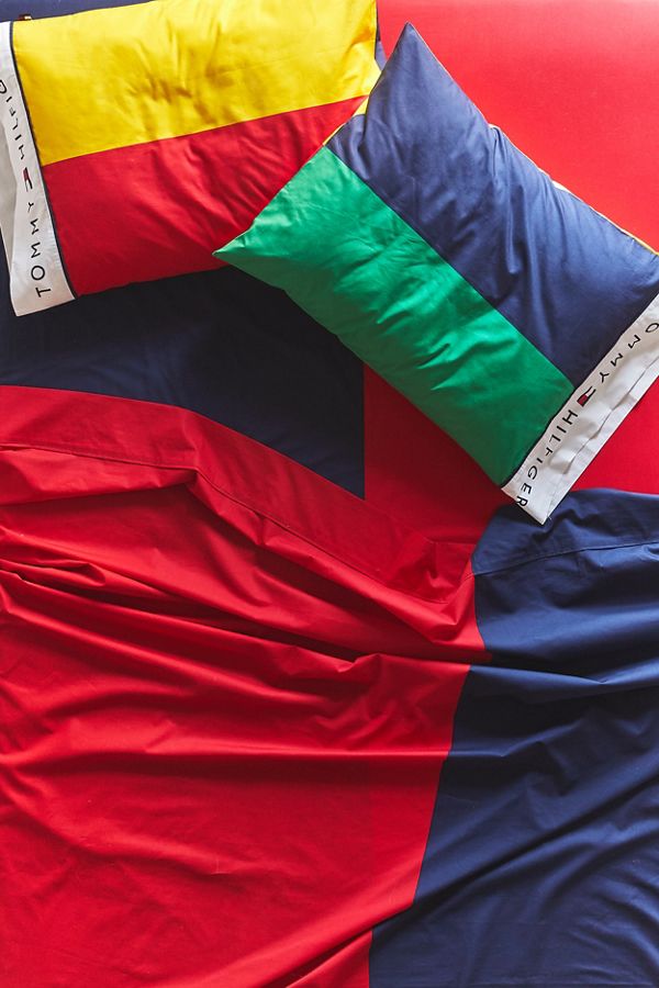 Tommy Hilfiger UO Exclusive Colorblock Sheet Set | Urban Outfitters