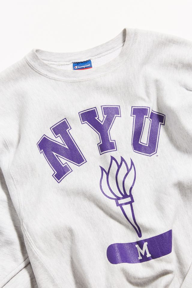 Vintage Champion New York University Pullover Sweatshirt | Urban Outfitters