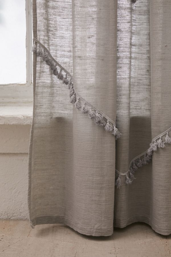 Greta Fringed Window Panel | Urban Outfitters