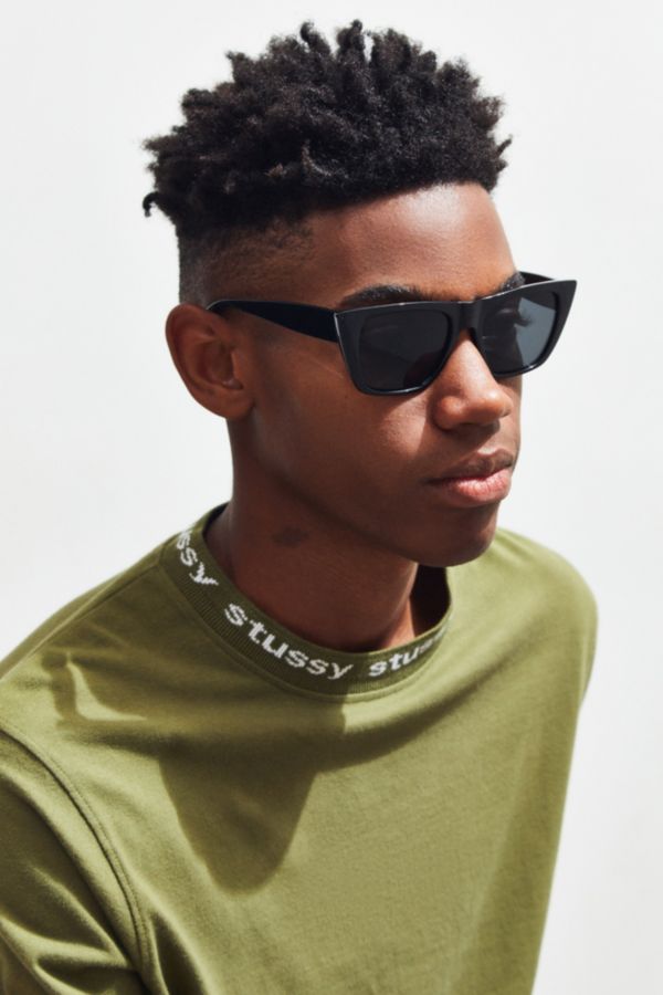 Oversized Thick Temple Sunglasses Urban Outfitters