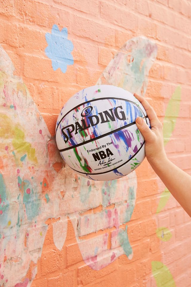 Spalding NBA Marble Series Basketball | Urban Outfitters