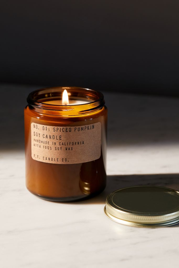 Pf Candle Co Holiday Amber Jar Soy Candle Urban Outfitters