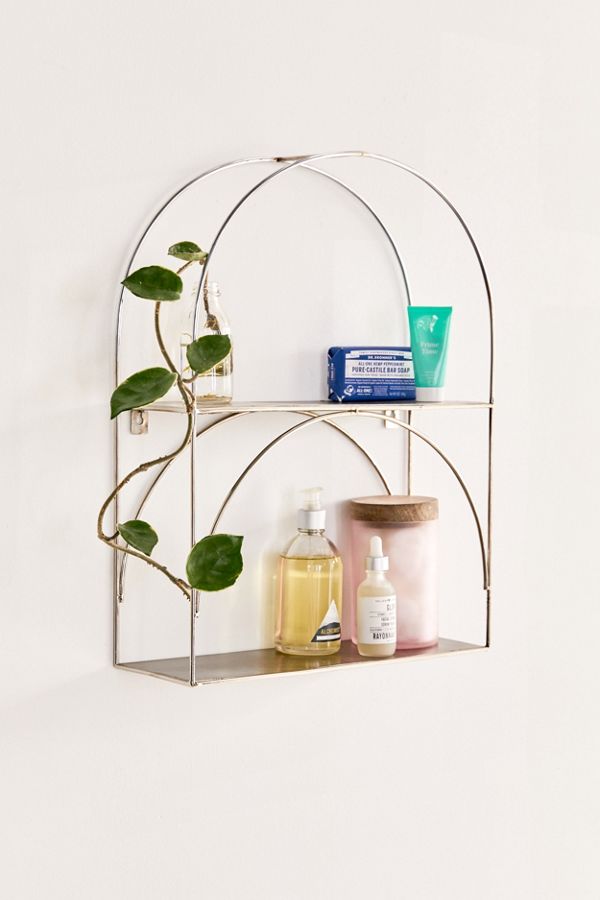 Arc Double Wall Shelf | Urban Outfitters