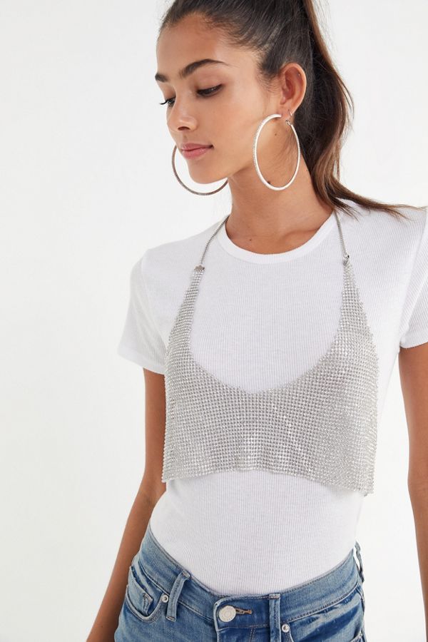 Out From Under Mirror Ball Rhinestone Bra Top | Urban Outfitters
