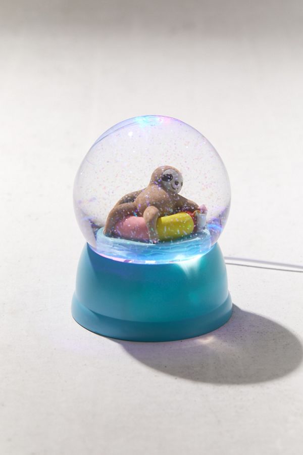 Lazy Sloth USB Snow Globe | Urban Outfitters