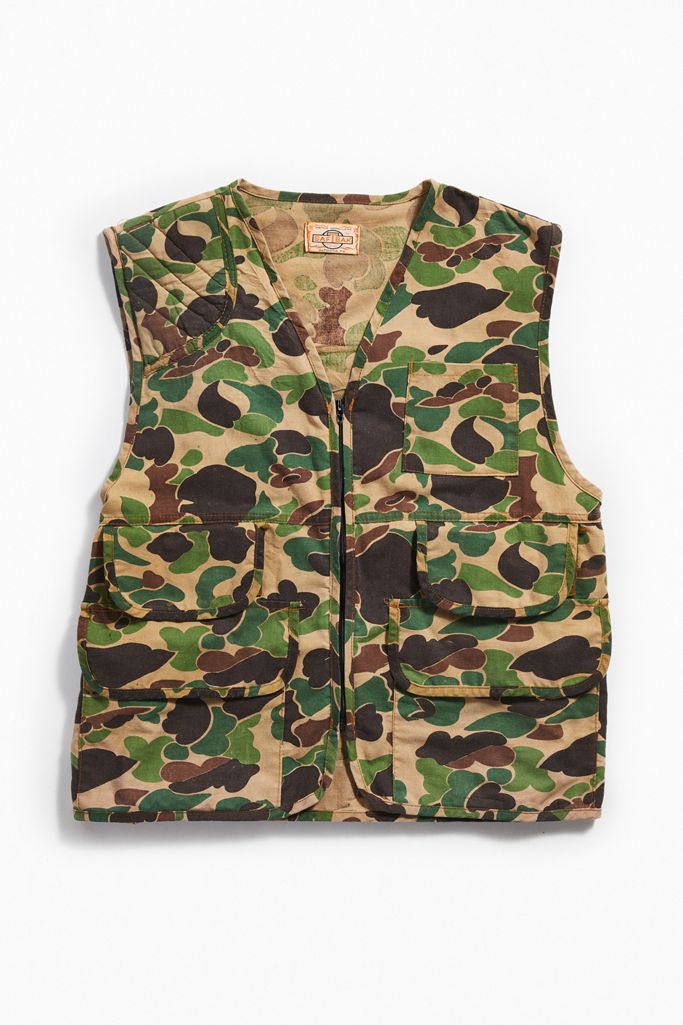 Vintage Saftbak Camo Hunting Vest | Urban Outfitters