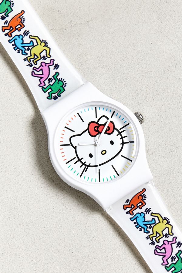 Hello Kitty X Keith Haring Watch | Urban Outfitters