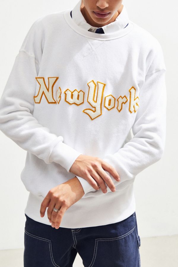 Ebbets Field Flannels New York Crew-Neck Sweatshirt | Urban Outfitters