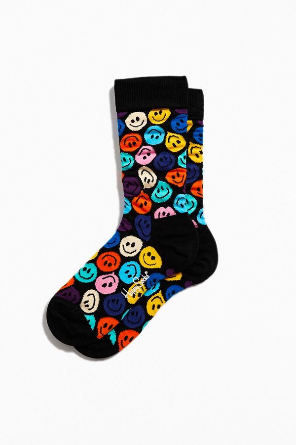 Happy Socks Twisted Smile Sock | Urban Outfitters