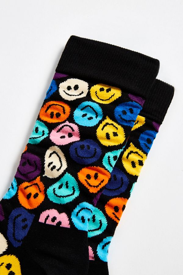 Happy Socks Twisted Smile Sock | Urban Outfitters