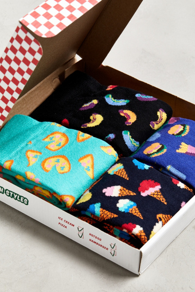 Happy Socks Junk Food Sock 4-Pack Gift Set | Urban Outfitters