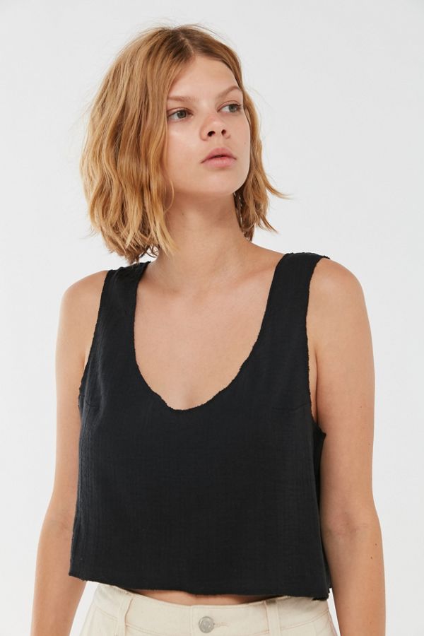 UO Cropped Shell Tank Top | Urban Outfitters Canada