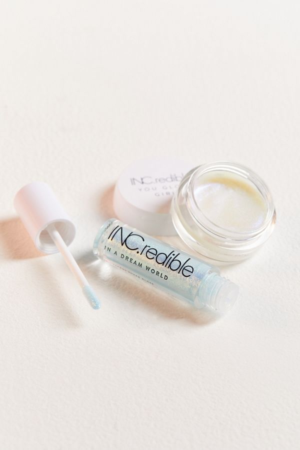 INC.redible UO Exclusive Iridescent Gloss + Glow Kit | Urban Outfitters